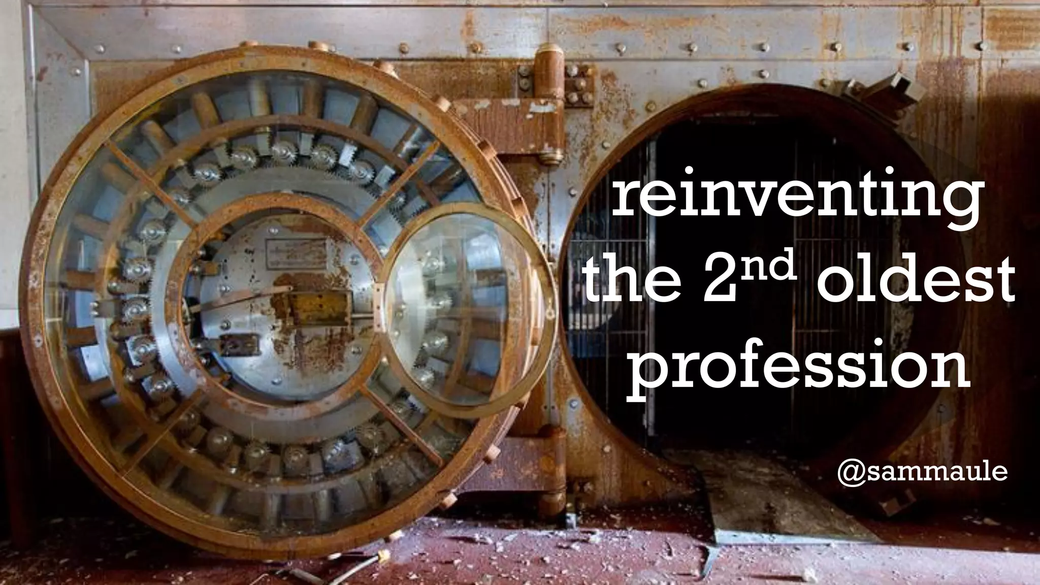 Reinventing the World's 2nd Oldest Profession | PDF