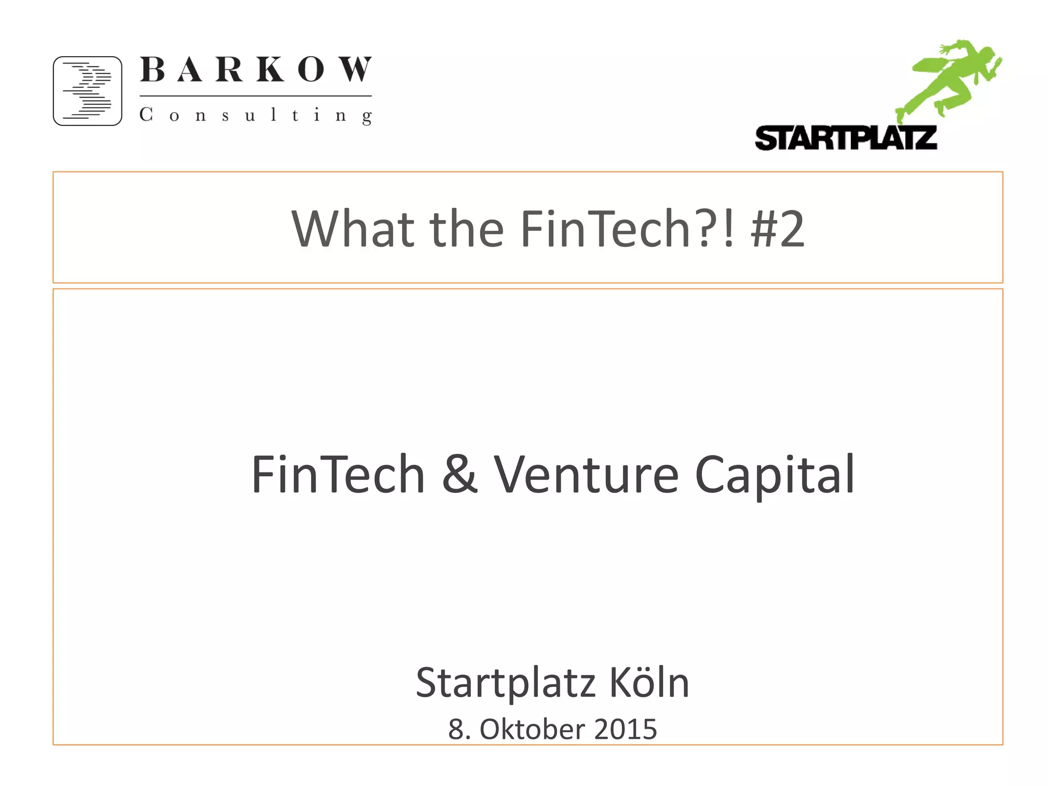 FinTech Venture Capital | PDF