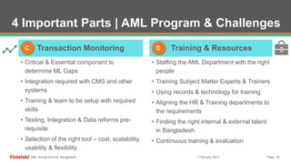 Challenges in AML Implementation in Bangladesh | PDF