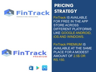 FINTRACK MARKETING PLAN | PPTX