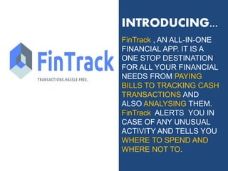 FINTRACK MARKETING PLAN | PPTX