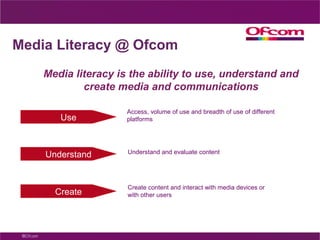 Fiona Lennox - Ofcom - Media Literacy Keynote #prr2010 | PPT