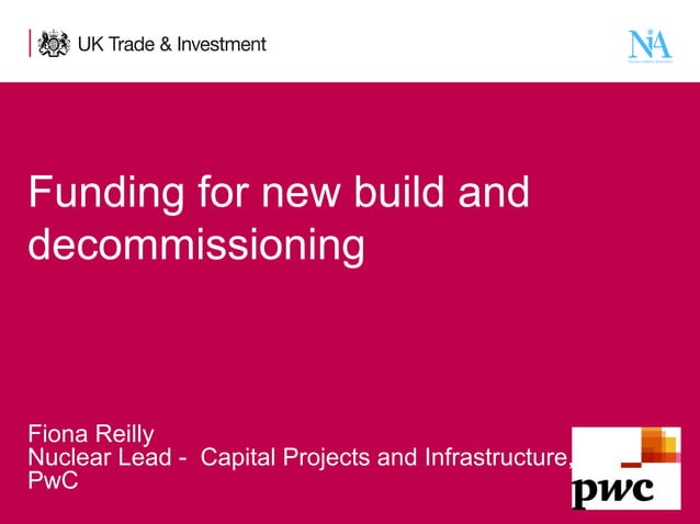 Fiona Reilly. Price Waterhouse Cooper. 28th January | PPT