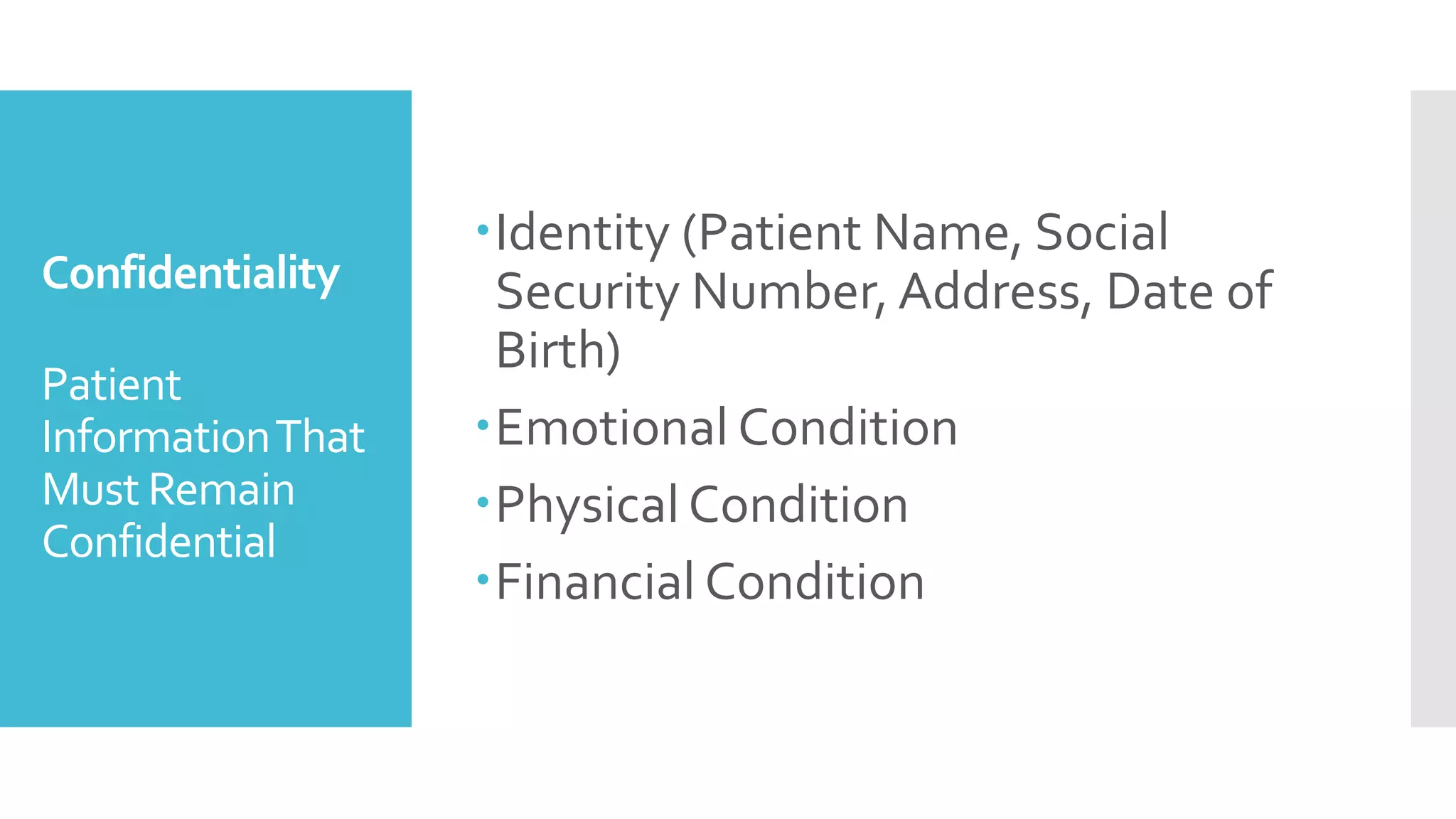 Patient Confidentiality Training Presentation (1) | PPTX