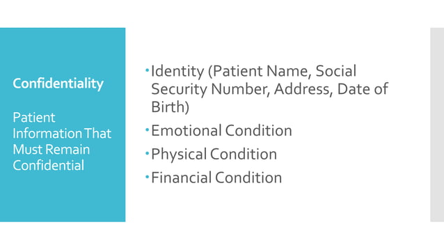 Patient Confidentiality Training Presentation (1) | PPT