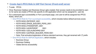 SAP Fiori foundation and implementation guide | PPTX