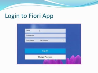 Fiori app for po approval process | PPTX