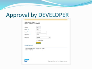 Fiori app for po approval process sap mm | PPTX