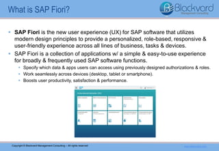 Introduction Into SAP Fiori | PPTX