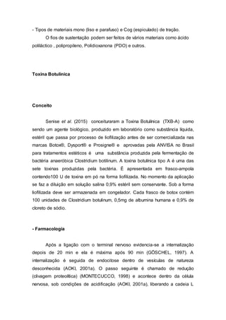 Fios e toxina | DOCX
