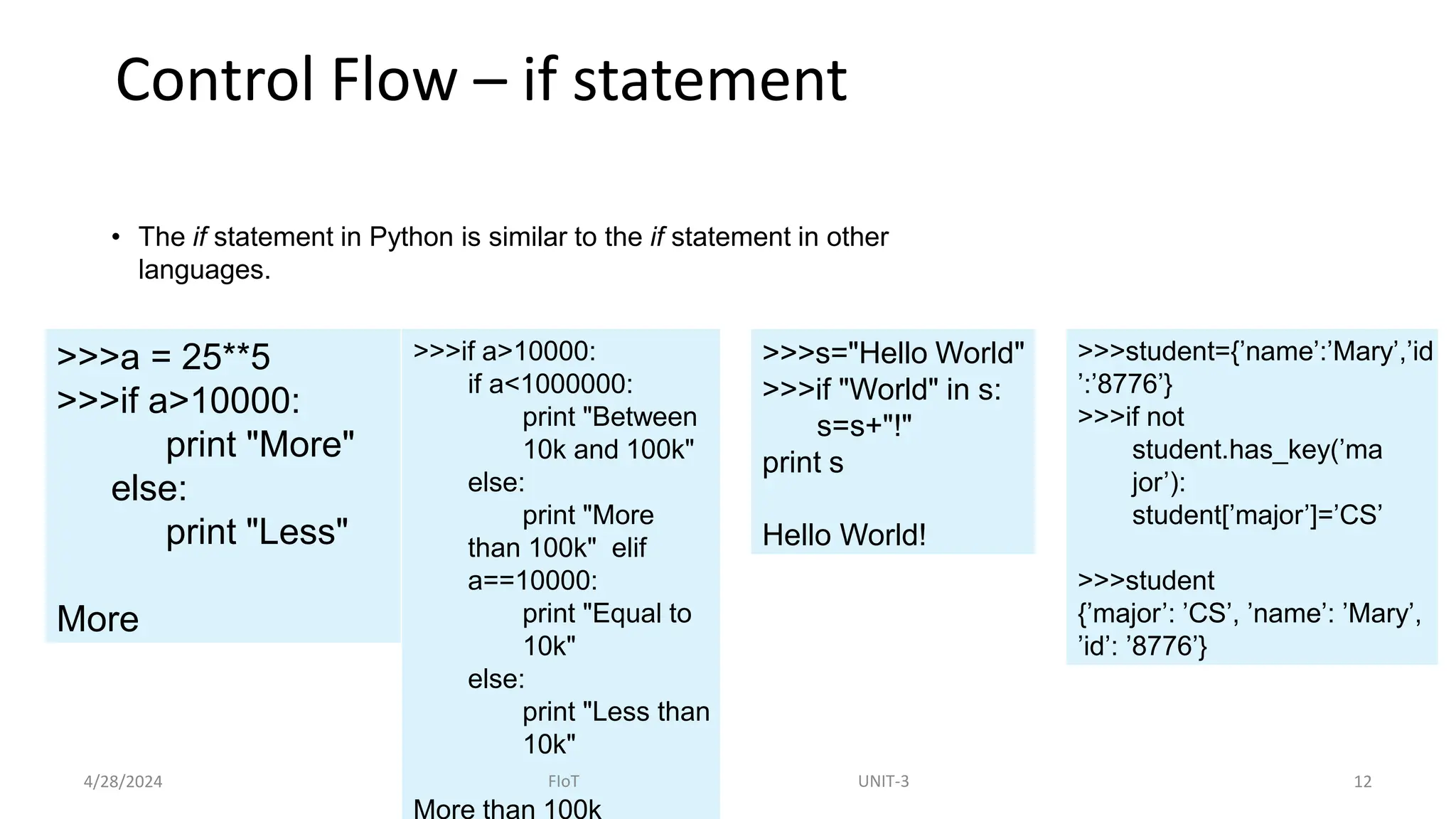 FIot_Unit-3 fundAMENTALS OF IOT BASICS.pptx | Programming Languages | Computing