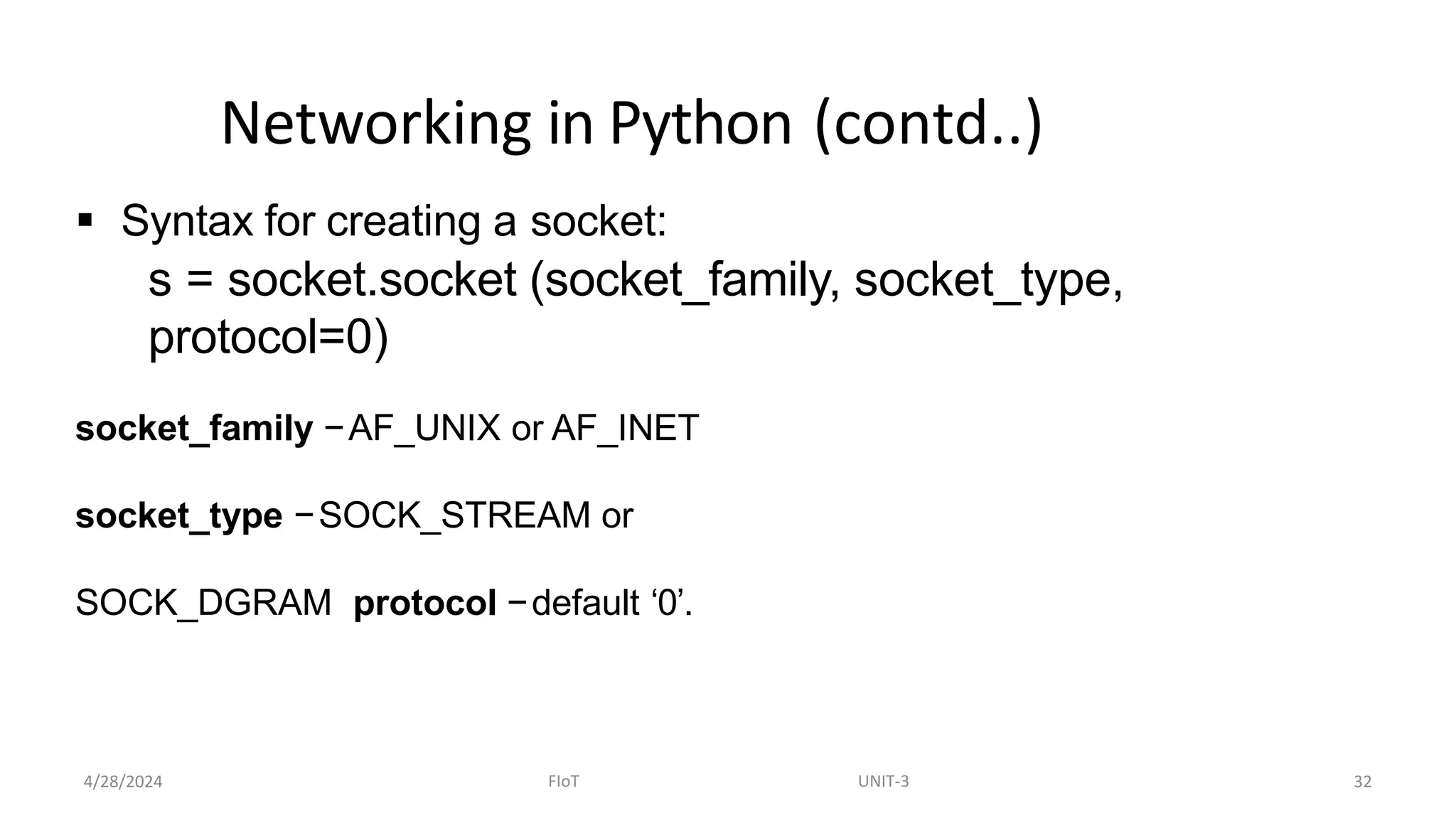 FIot_Unit-3 fundAMENTALS OF IOT BASICS.pptx | Programming Languages | Computing