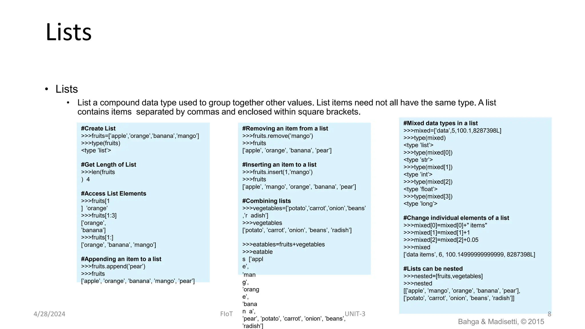 FIot_Unit-3 fundAMENTALS OF IOT BASICS.pptx | Programming Languages | Computing