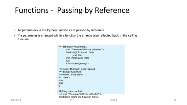 FIot_Unit-3 fundAMENTALS OF IOT BASICS.pptx | Programming Languages | Computing