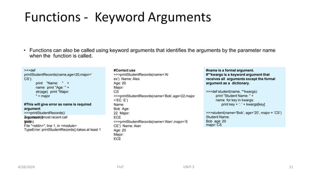 FIot_Unit-3 fundAMENTALS OF IOT BASICS.pptx | Programming Languages | Computing