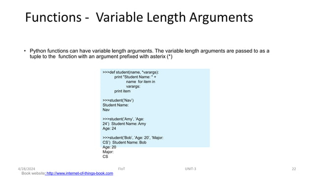 FIot_Unit-3 fundAMENTALS OF IOT BASICS.pptx | Programming Languages | Computing