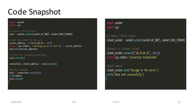 FIot_Unit-3 fundAMENTALS OF IOT BASICS.pptx | Programming Languages | Computing
