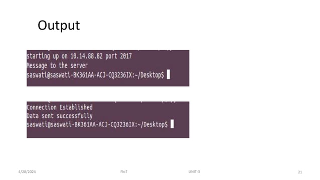 FIot_Unit-3 fundAMENTALS OF IOT BASICS.pptx | Programming Languages | Computing