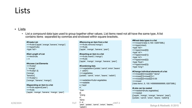 FIot_Unit-3 fundAMENTALS OF IOT BASICS.pptx | Programming Languages | Computing