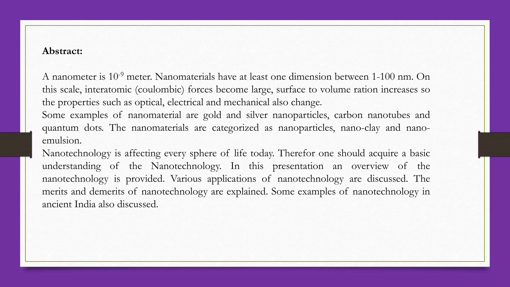 Nano-biotechnology and its application | PPTX