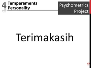 4 Temperament Personality | PPTX