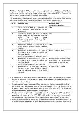 Abolition of FIPB - A step in right direction | PDF