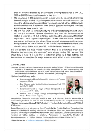 Abolition of FIPB - A step in right direction | PDF