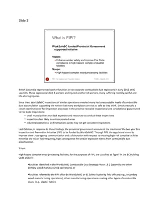 Fipi presentation fcabc conf2013 | PDF