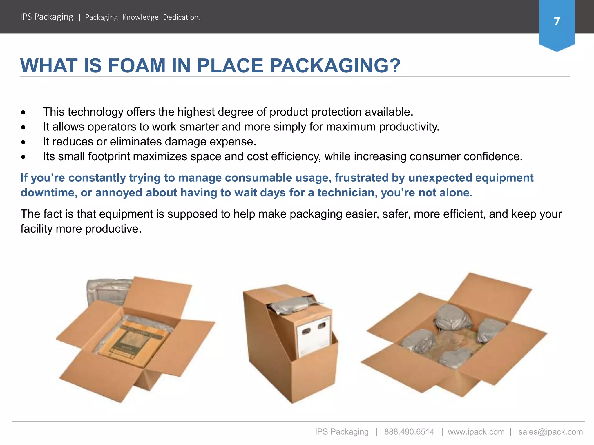 Foam in Place Packaging | PPTX