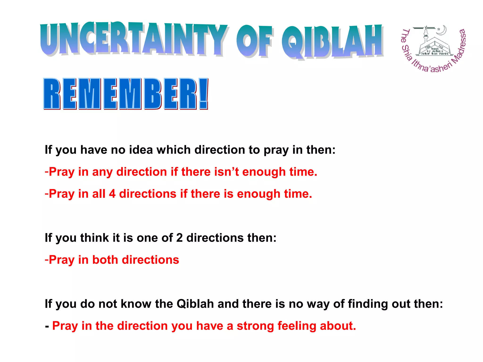 Fiqh qiblah | PPT