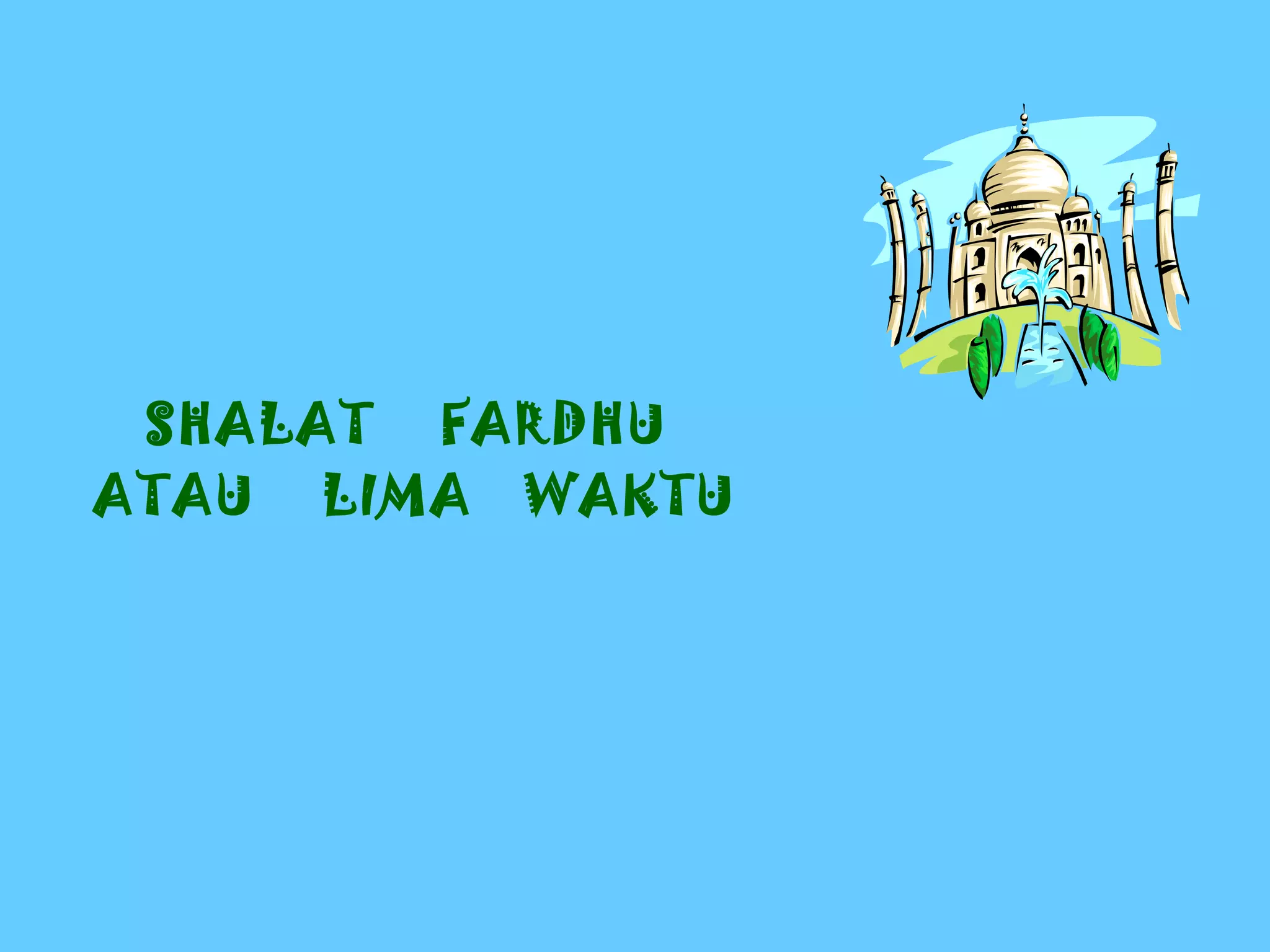 shalat fardhu | PPT