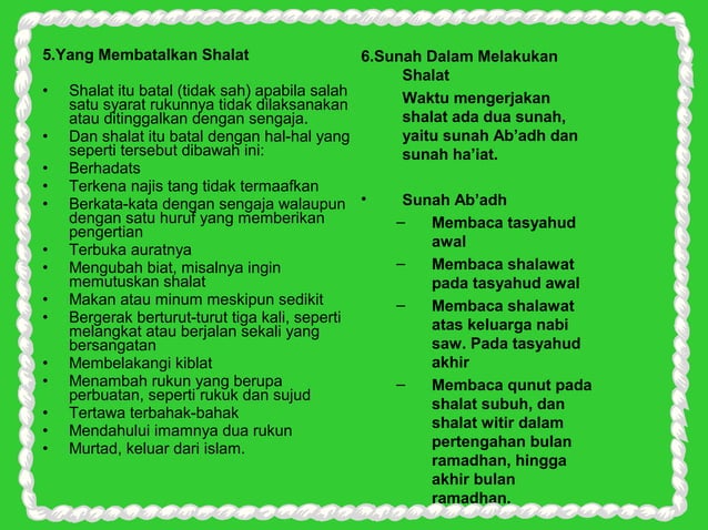 shalat fardhu | PPT