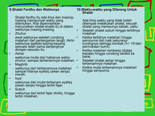 shalat fardhu | PPT