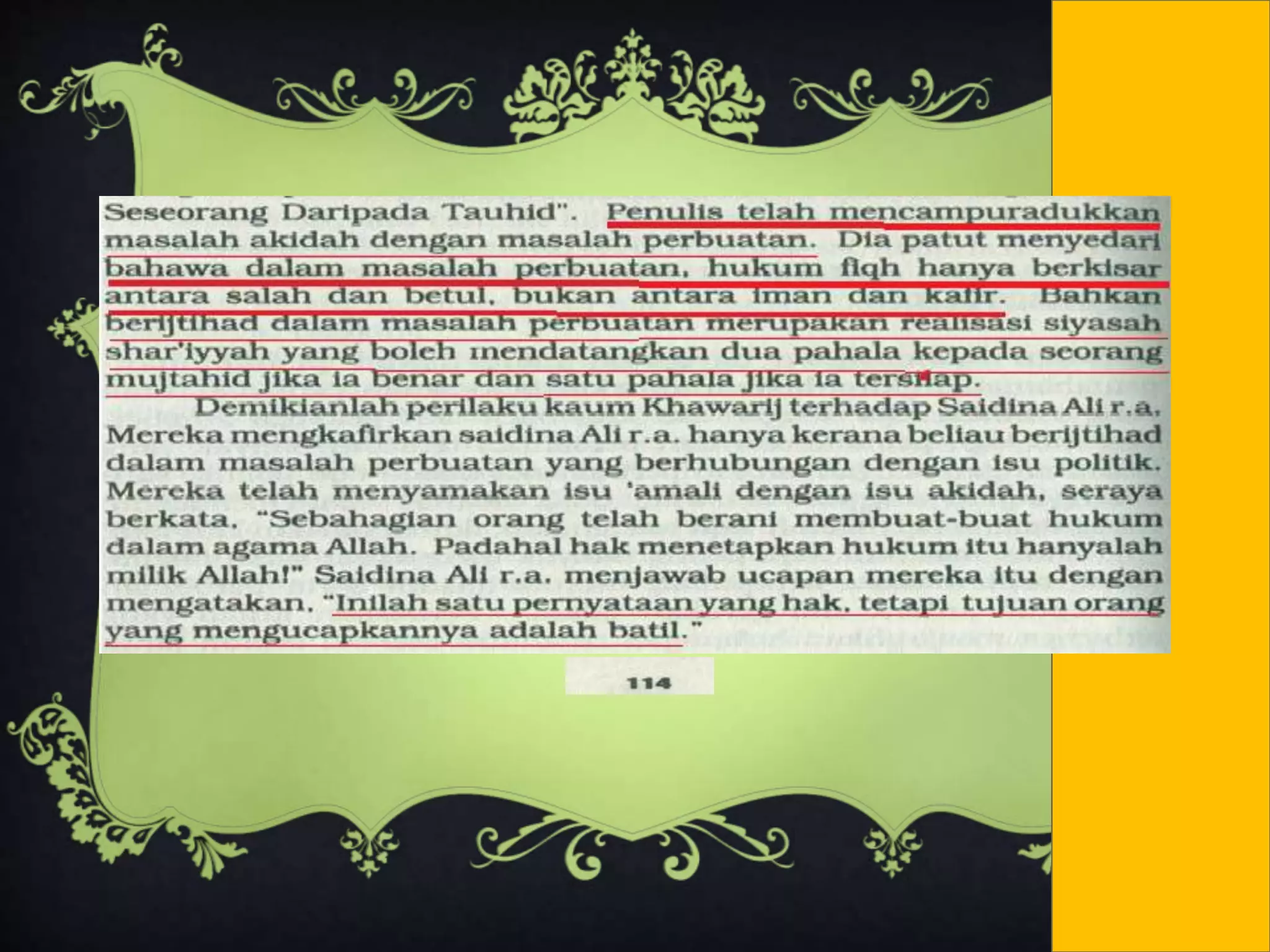 Fiqh daulah al qaradawi pt 2b | PPTX