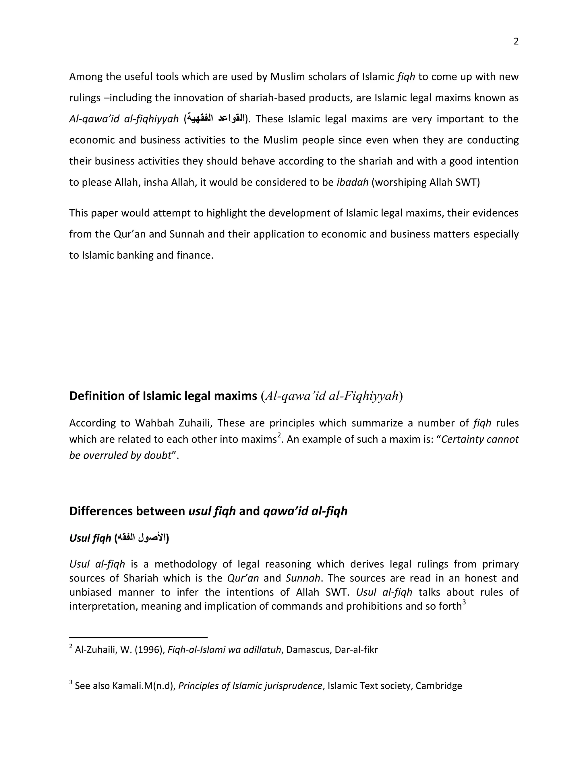 Fiqh for islamic banking | DOCX