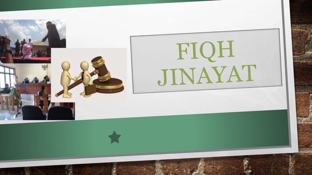 Fiqh jinayat | PPTX