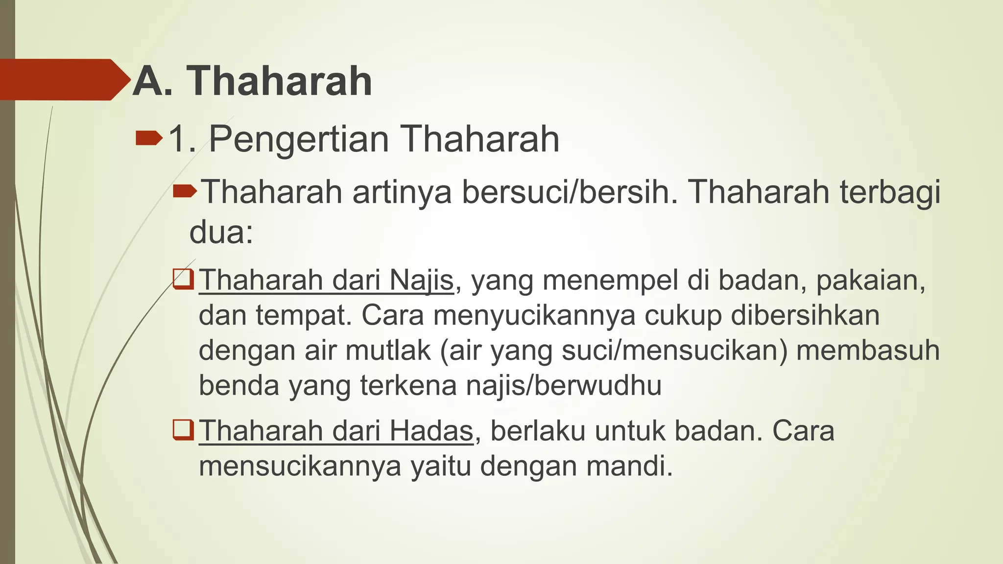 Fiqh kelas 5 thaharah | PPTX