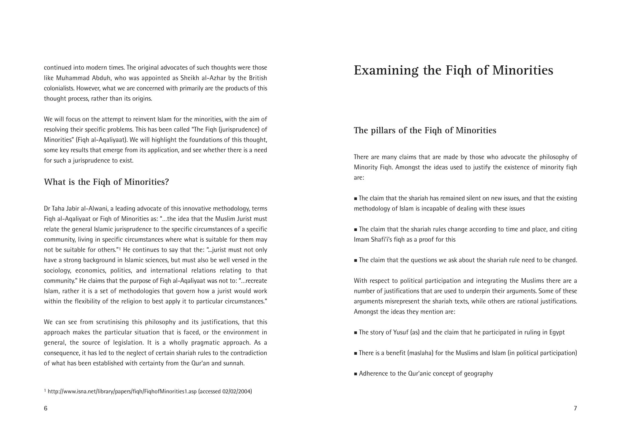 The Fiqh of Minorities | PDF