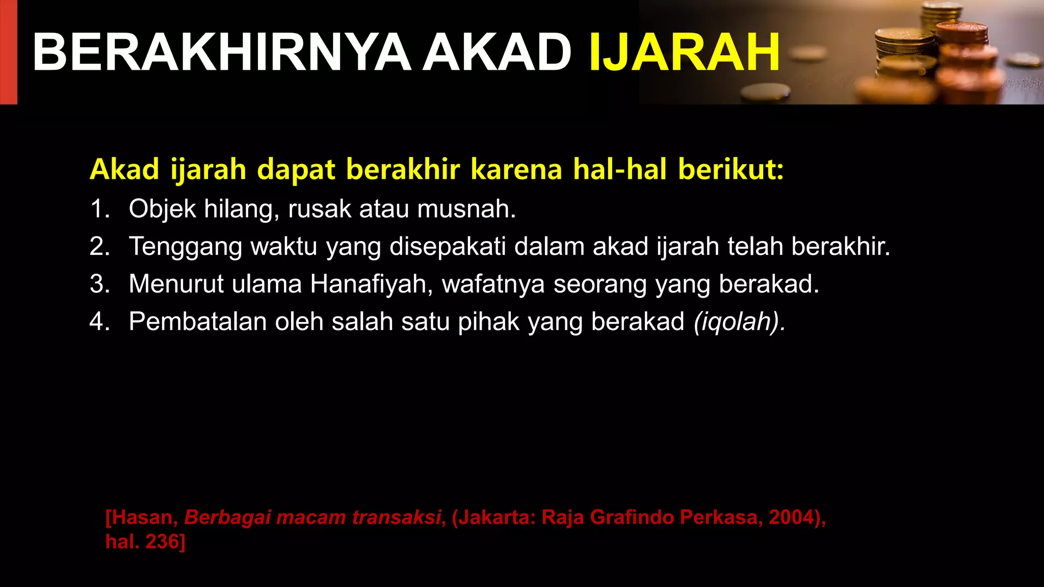 FIQH MUAMALAH - IJARAH | PDF
