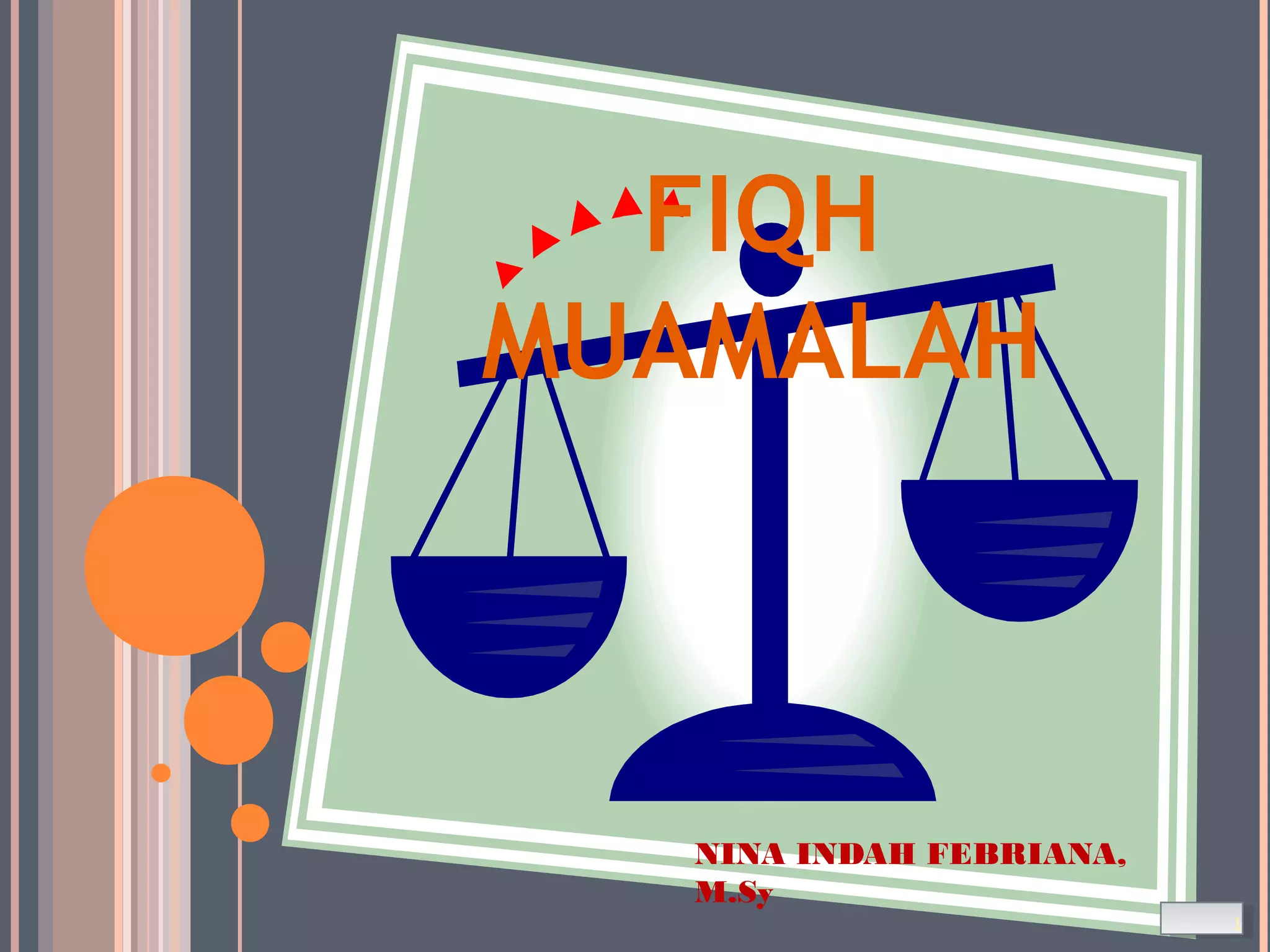 Fiqh muamalah (pengantar) | PPT