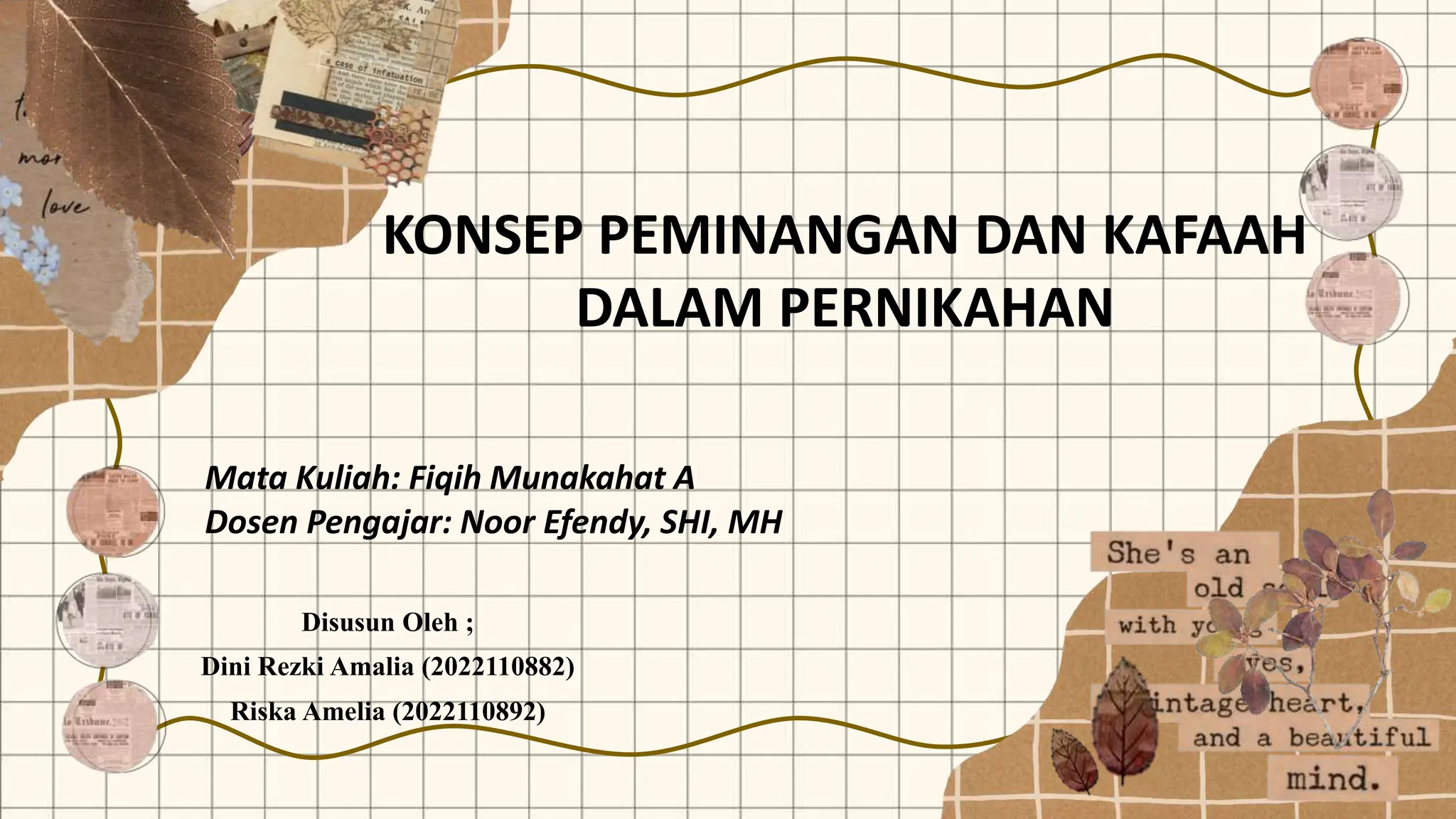 FIQH MUNAKAHAT - Konsep Peminangan dan Kafaah | PPTX