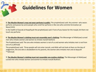 Fiqh of Clothing & Beautification in Islam | PPT