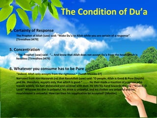 Fiqh of Dua | PPT