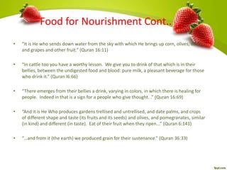 Ruling on food in Islam, Fiqh of Food | PPTX