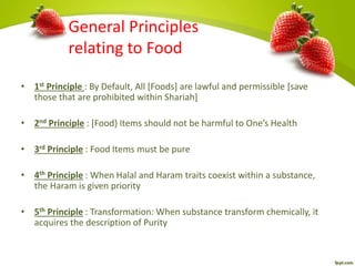 Ruling on food in Islam, Fiqh of Food | PPTX