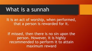 Fiqh of Salah- Sunnan of Salah | PPTX