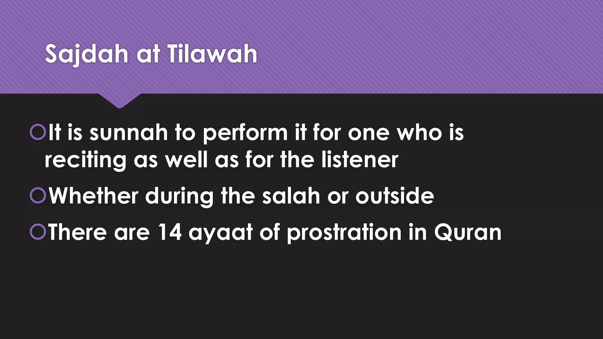 Fiqh of Salah- Sujud as Sahw | PPTX