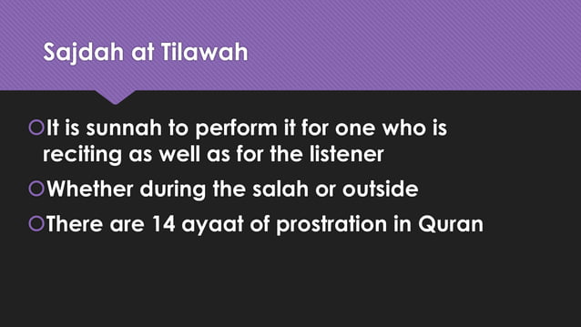 Fiqh of Salah- Sujud as Sahw | PPTX | Islam | Religion & Spirituality