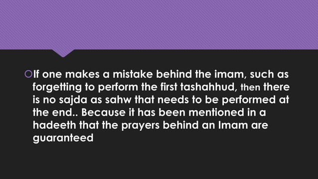 Fiqh of Salah- Sujud as Sahw | PPTX | Islam | Religion & Spirituality