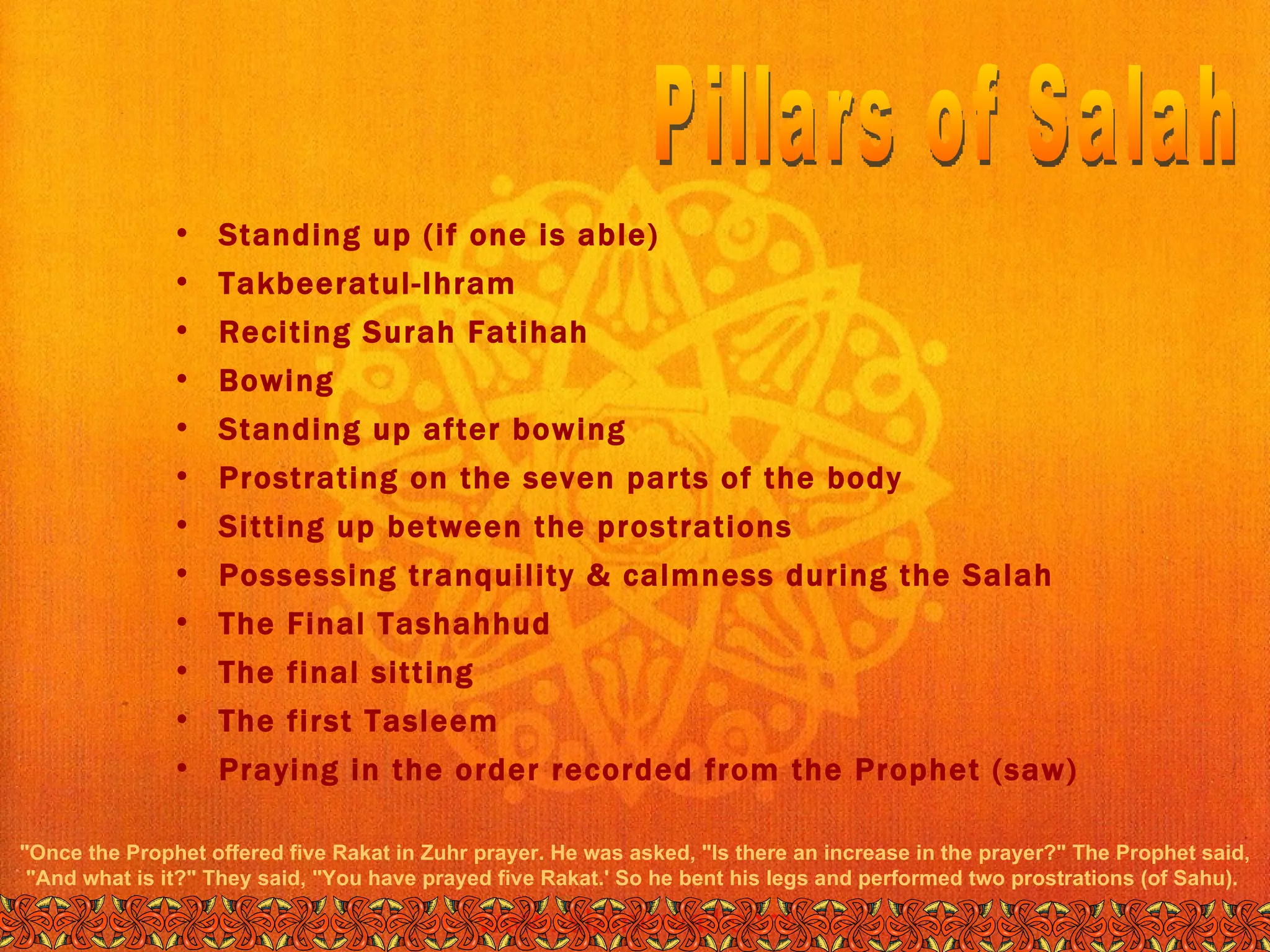 Fiqh of Salah - Daily Prayer | PPT
